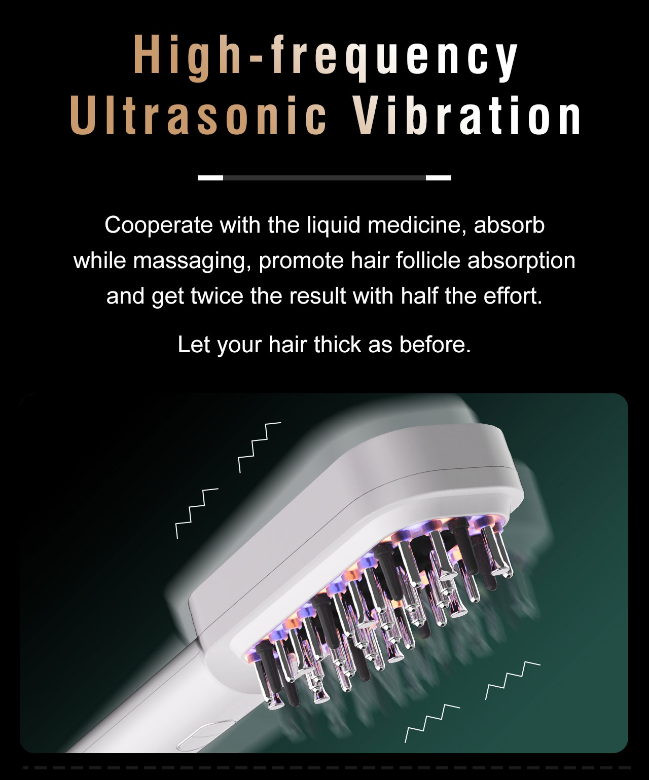 Laser Hair Growth Comb For Hair Loss Treatment | PS Beauty